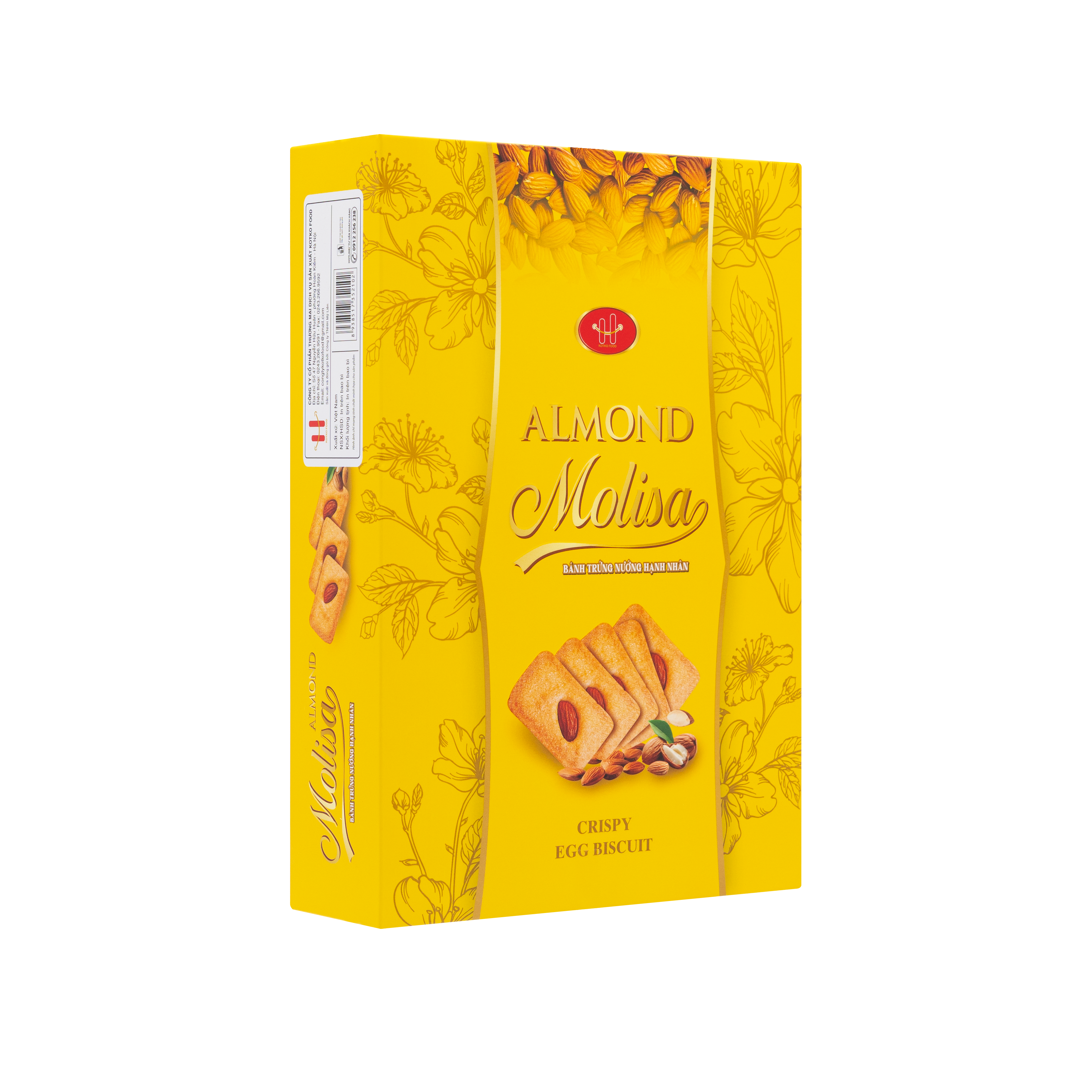Bánh Trứng Nướng Hạnh Nhân Molisa